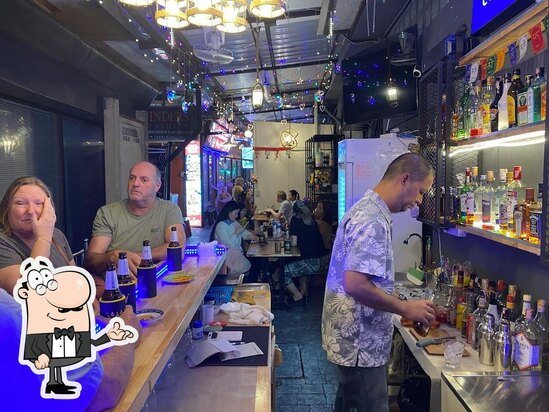Menu at Alley Cocktail Bar, Bangkok