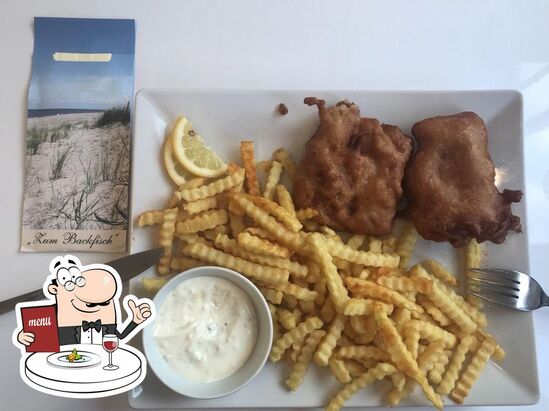 Speisekarte von Zum Backfisch restaurant, Norden, Norddeicher Straße 231