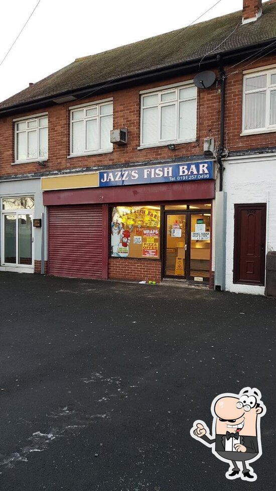 Menu at Jazz's Fish Bar, North Shields