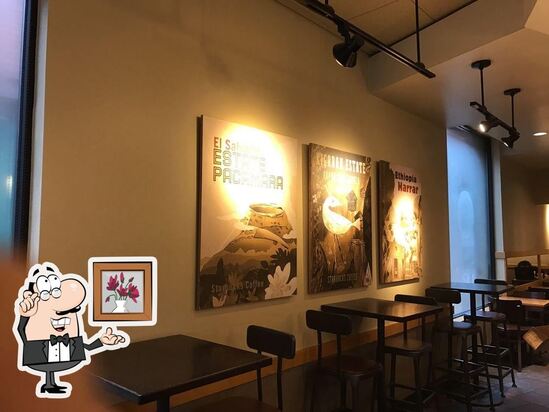 Menu at Starbucks cafe, Addison, Beltline Rd