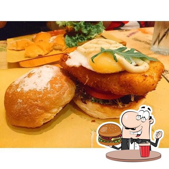 Menu at Mr & Ms Burger restaurant, Hong Kong