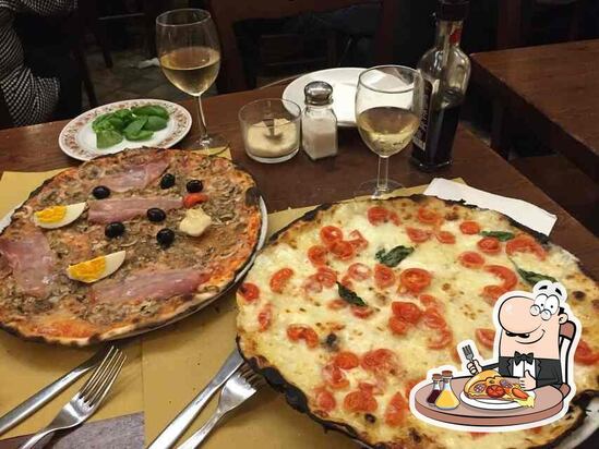Menu at Da Remo pizzeria, Rome, Viale dei Monfortani