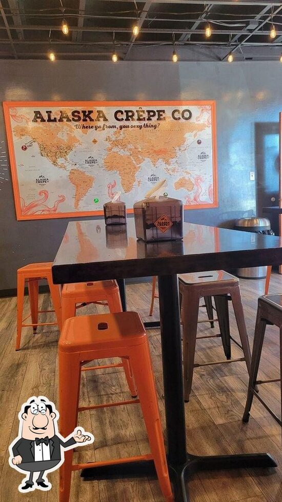 Menu at Alaska Crêpe Co restaurant, Ketchikan
