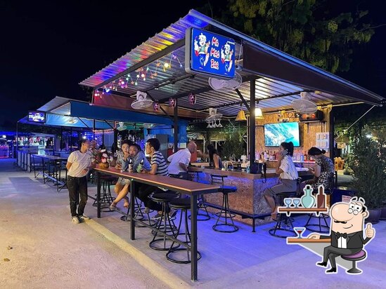 Menu at Ma Mao Bar, Hua Hin