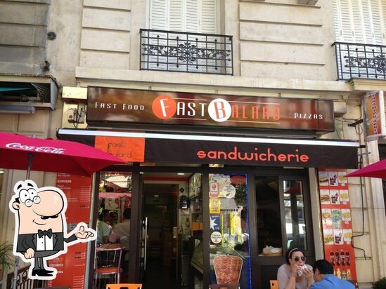 Menu at Fast Balard restaurant, Paris, 147 Av. Félix Faure