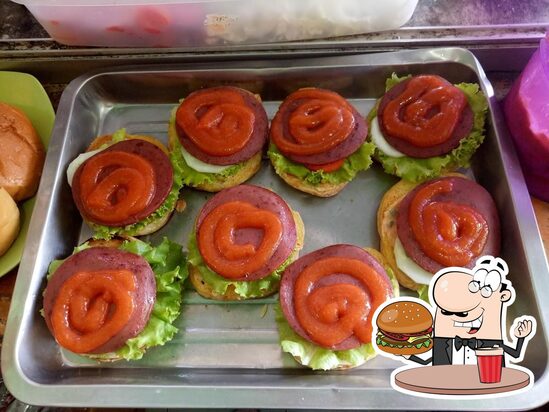 Menu at Edam Burger Nanga Bulik cafe, Indonesia