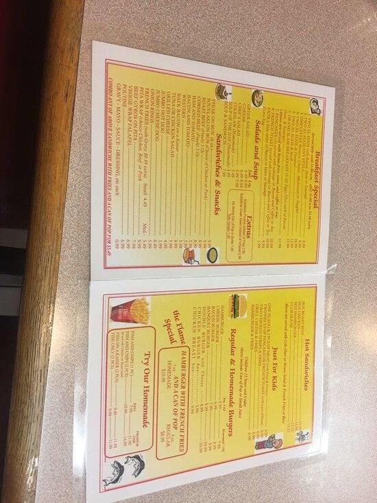 Menu at Flame Bar & Grill, Toronto