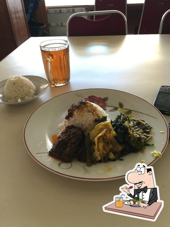 Menu at Mutiara Minang restaurant, Bojong Kokosan