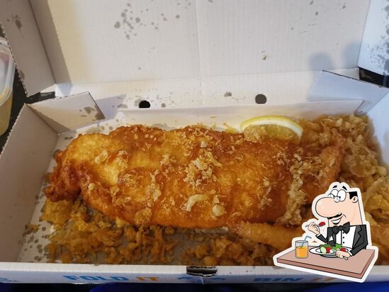Menu at Captain K's Fish and Chips, Middlesbrough