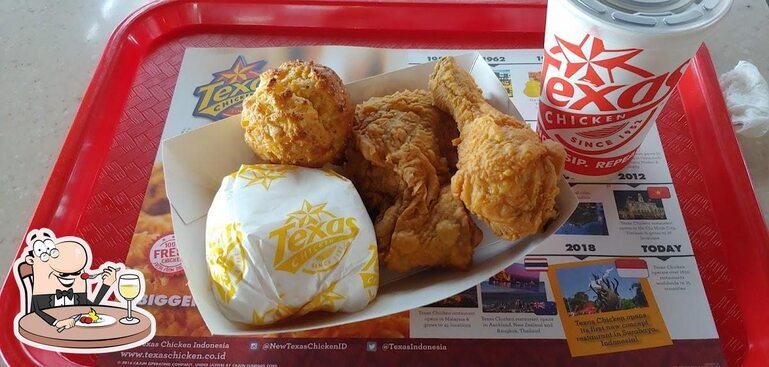 Menu at Texas Chicken restaurant, Surabaya, QM27+524