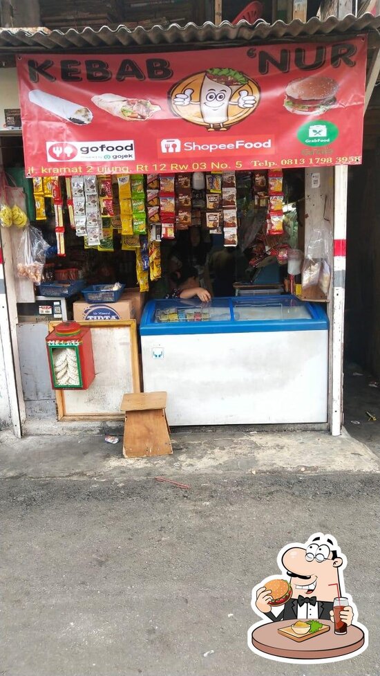 Menu at Kebab nur restaurant, Central Jakarta