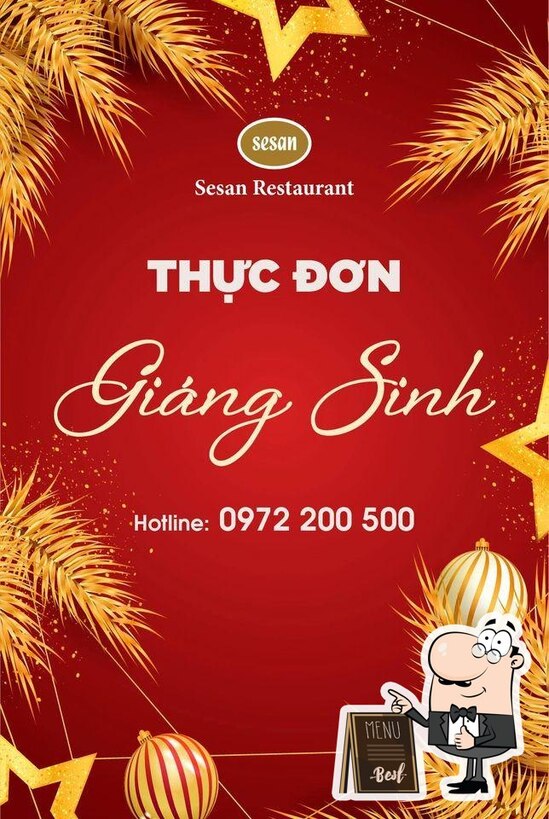 Menu at Sesan Restaurant, Thu Dau Mot