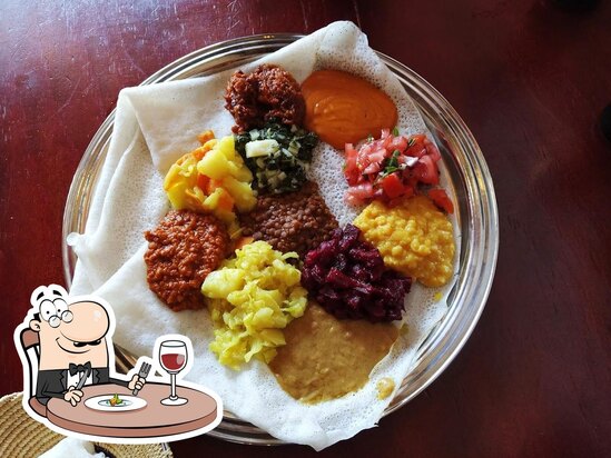 Menu at Little Addis Cafe, Johannesburg, 41 Stanley Ave