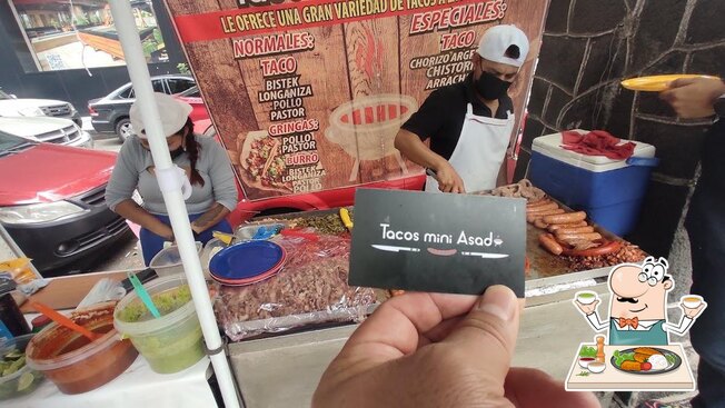 Menu at Tacos Mini Asado restaurant, Mexico, Av. Insurgentes Sur 1864