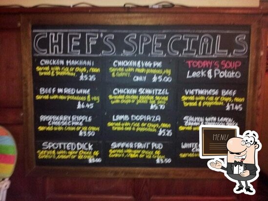 Menu at Tappers Harker pub & bar, Long Eaton