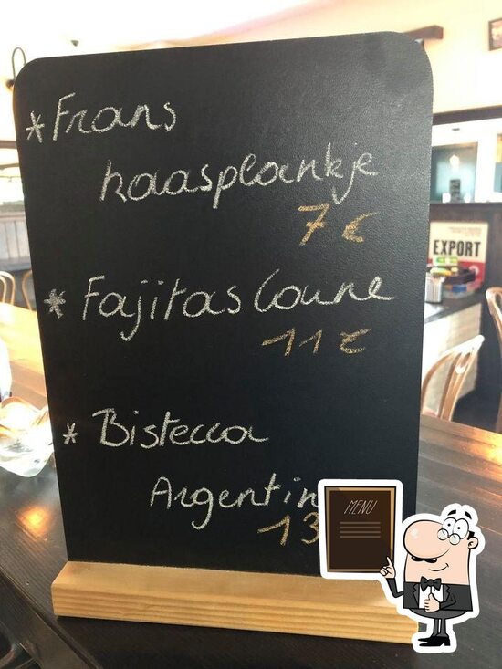 Menu at Bistro-Pub Puerto, Turnhout