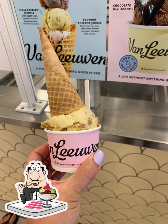 Menu at Van Leeuwen Ice Cream restaurant, New York City, 224 Front St