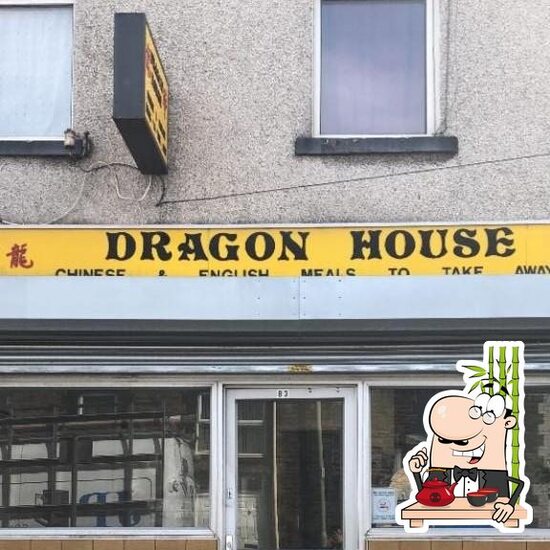 Menu at Dragon House fast food, Llanharan
