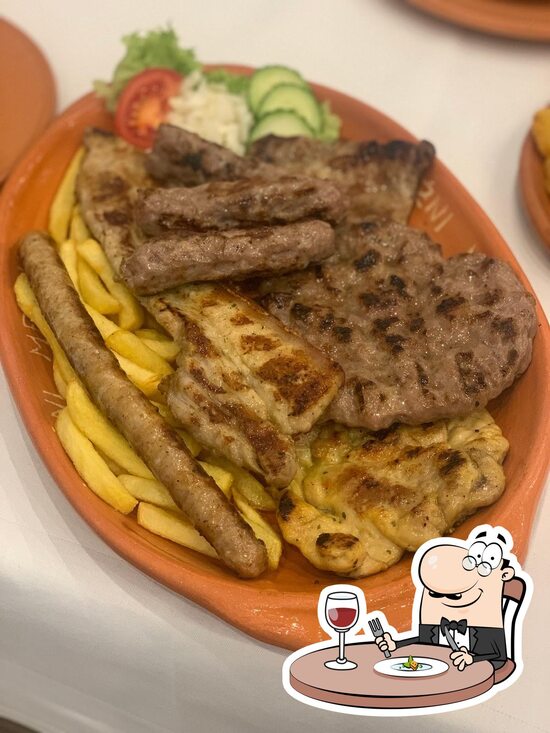 Menu at Južni merak restaurant, Vienna