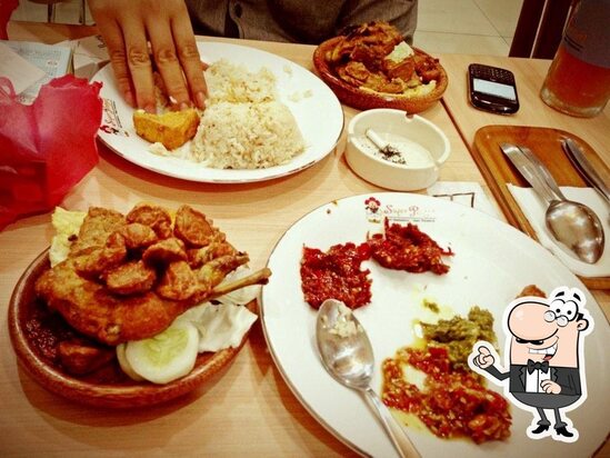 Menu at Super Penyet restaurant, Central Jakarta, Ratu Plaza Unit. G - 017