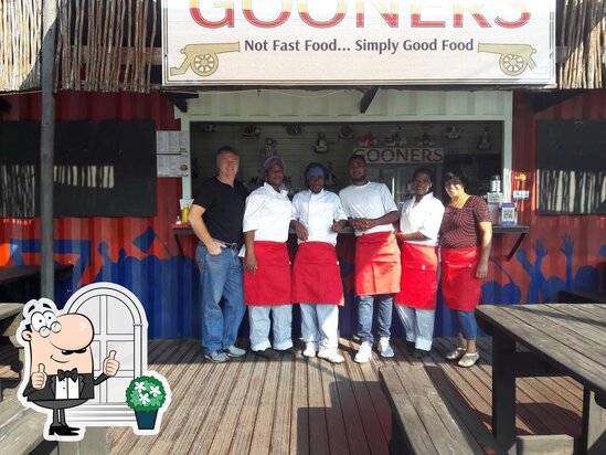Menu at Gooners Cafe, Germiston