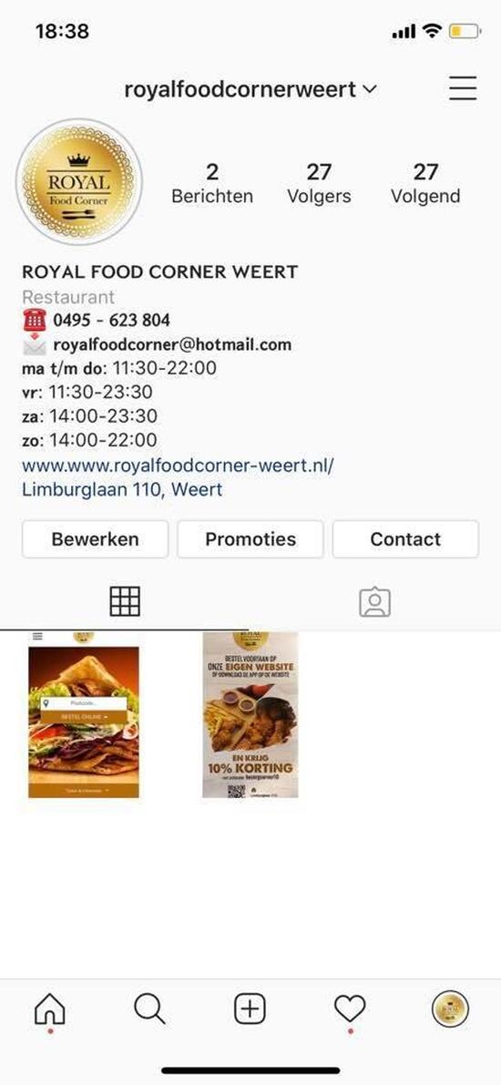 Menu at Royal Food Corner Weert, Weert