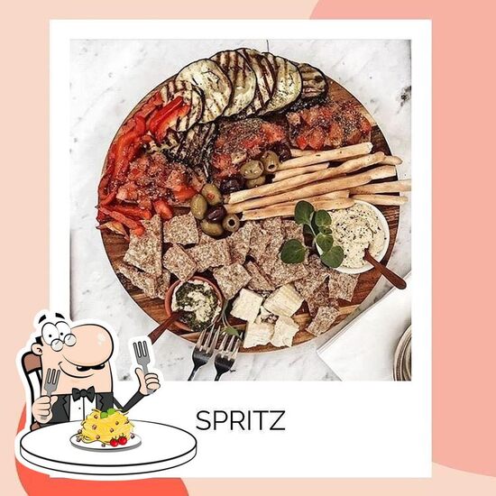 Menu at Spritz, Antwerp