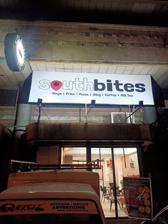 Menu at SouthBites restaurant, Muntinlupa