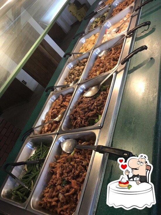 Menu at Panda Buffet restaurant, Kermit