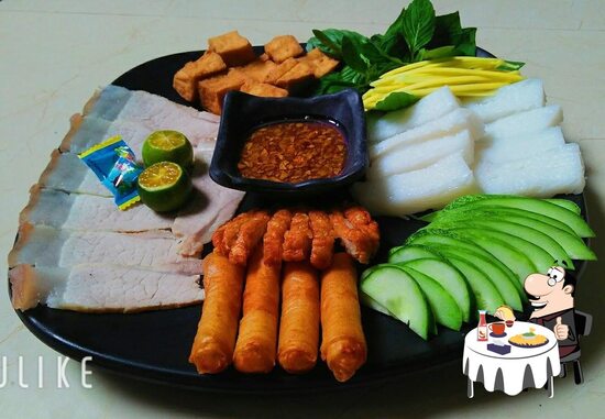 Menu at Bún Đậu Moon restaurant, Ho Chi Minh City