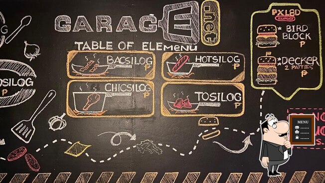 Menu at GARAGE restaurant, Makati