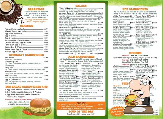 Green Life Market, Newton - Restaurant menu, prices and reviews