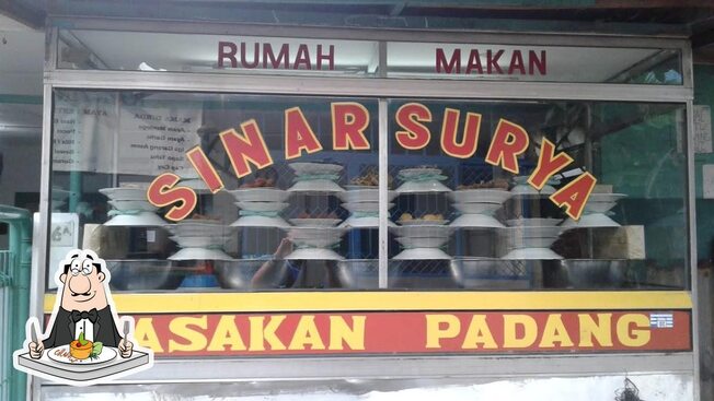 Menu at Rumah Makan Sinar Surya restaurant, Central Jakarta, Jl ...