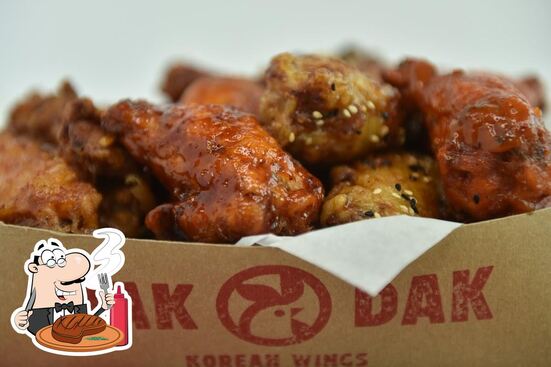 Menu at Dak Dak Korean Wings restaurant, Villa Park
