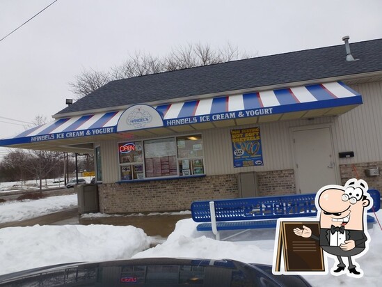 Menu at Handel's Ice Cream, Toledo, Secor Rd