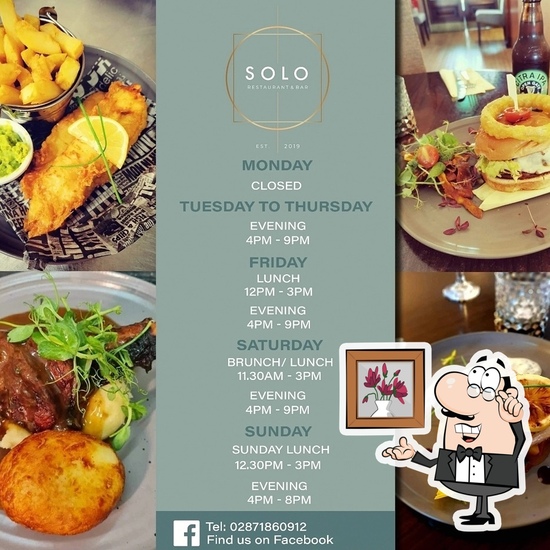 Solo Restaurant, Eglinton - Restaurant menu, prices and reviews