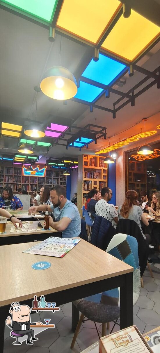 Menu at Six Board Game Cafe, Madrid