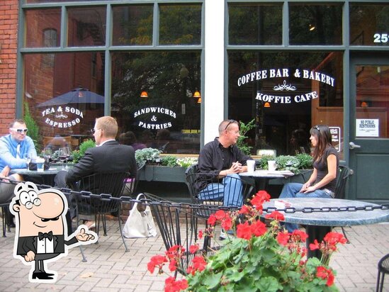Menu at Koffie Café cafe, Cleveland