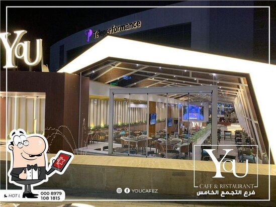 Carta de You Cafe & Restaurant, Sheikh Zayed City