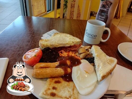 Menu at Cafe Stance, Kirkcaldy
