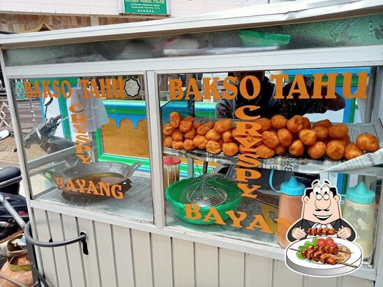 Menu at Bakso Tahu Crispy Bayang restaurant, Pematang Kandis