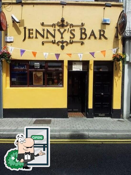 Menu at Jenny's Bar, Sligo