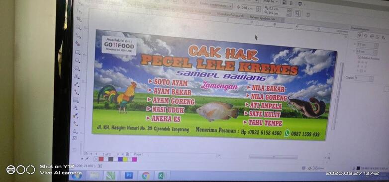 Menu at Pecel Lele Cak Har restaurant, Tangerang
