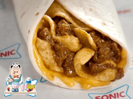 Menu at Sonic Drive-In fast food, Arlington, S Collins St