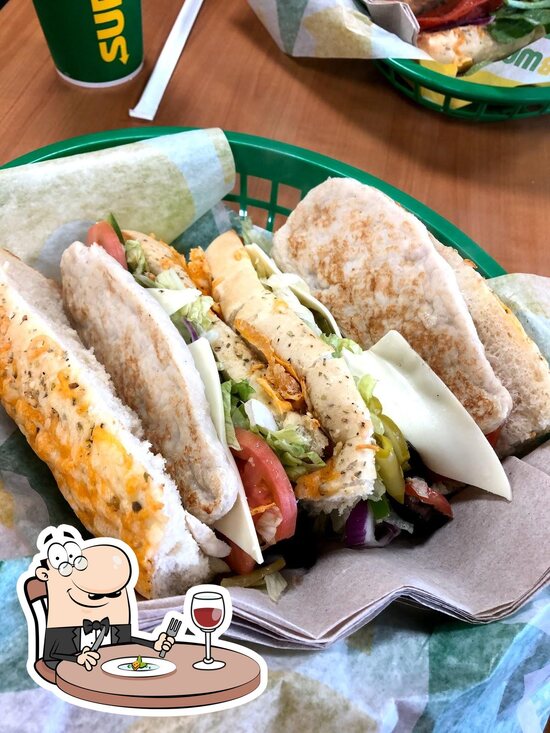 Menu at Subway fast food, Chatham-Kent, 447 St Clair St
