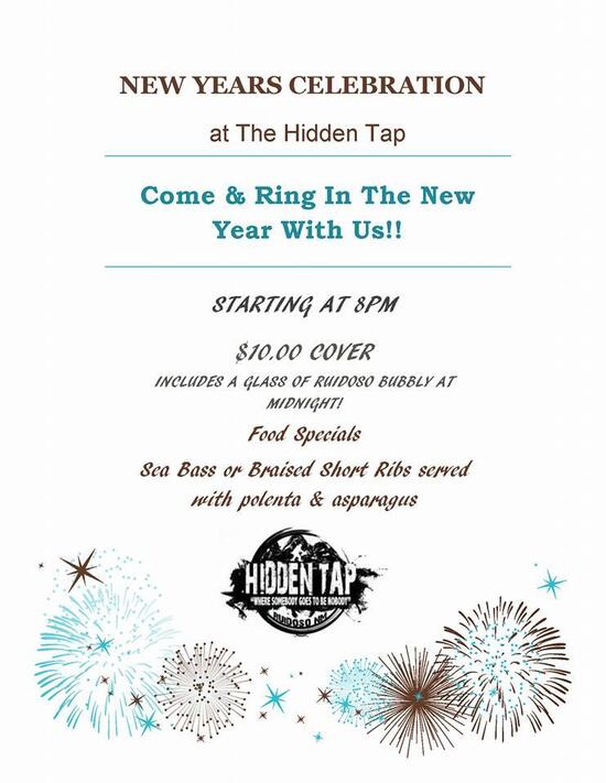 Menu at Downshift Brewing Company (Hidden Tap) pub & bar, Ruidoso