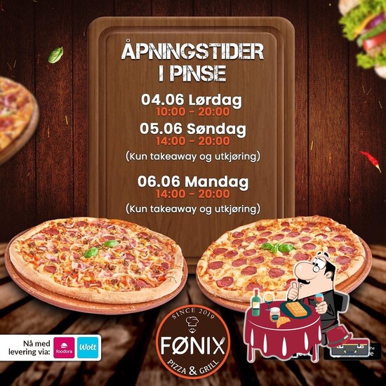 Restaurant FØNIX - Pizza og Grill - avd Vormsund, Vormsund - Restaurant ...