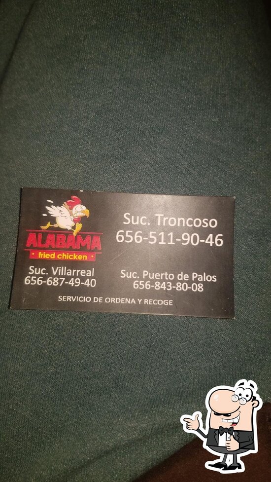 Carta del restaurante Alabama Fried Chicken, Ciudad Juarez, Av Santiago ...
