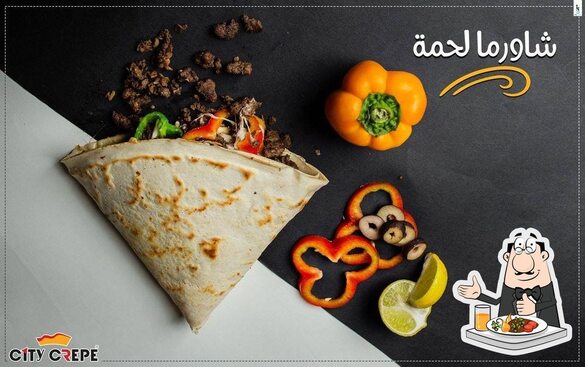 Menu at City Crepe restaurant, Damietta