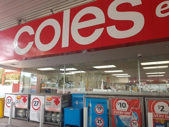Carta de Shell Coles Express Flemington, Kensington